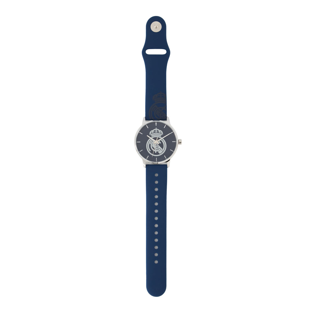 Analogue Watch Silicone Strap Blue – Official Real Madrid Store