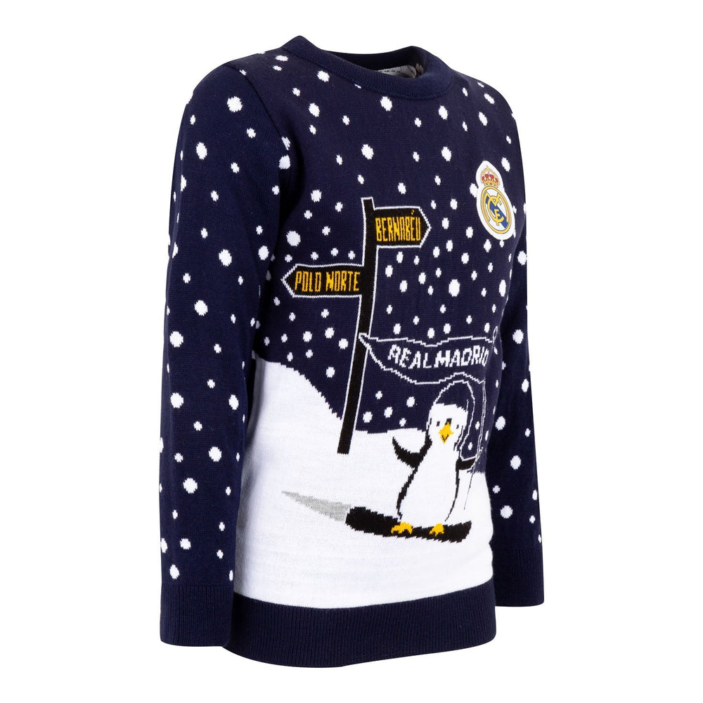 Kids Christmas Sweater Ski Penguin – The Official Real Madrid CF Online ...