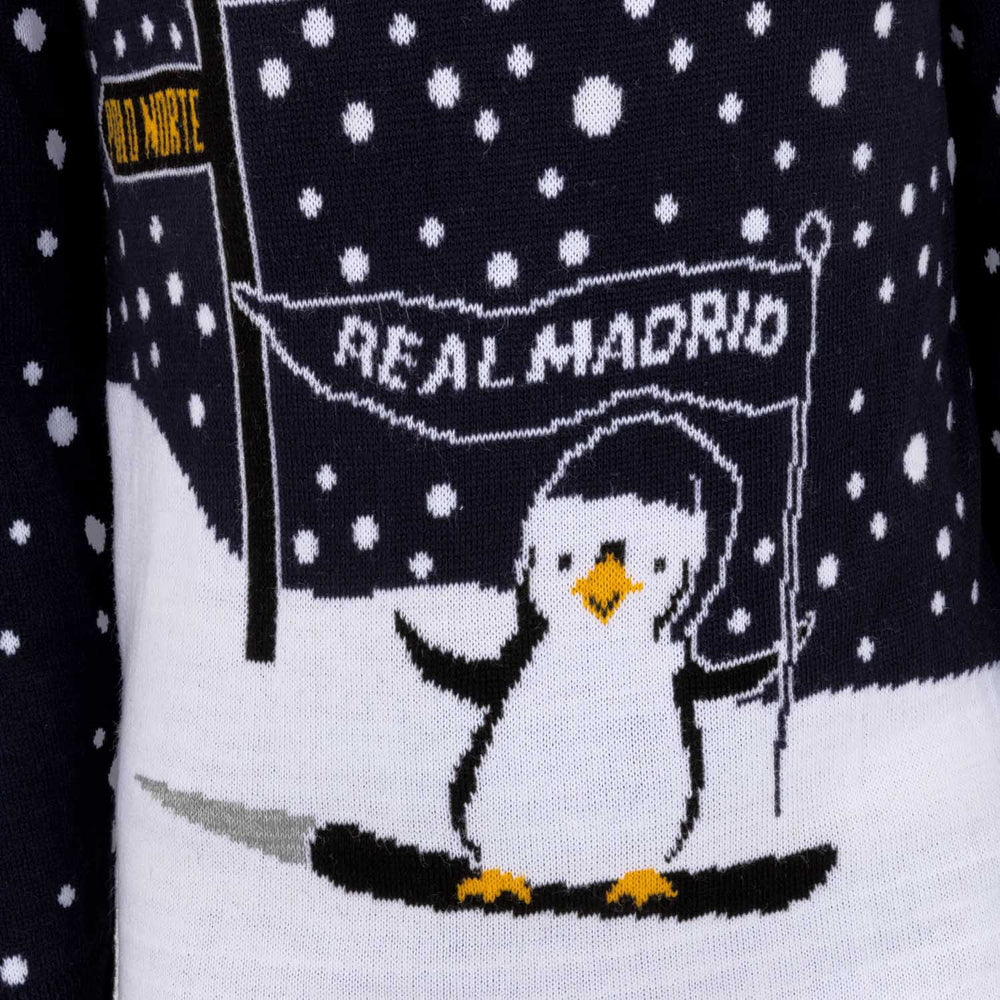 Kids Christmas Sweater Ski Penguin – The Official Real Madrid CF Online ...