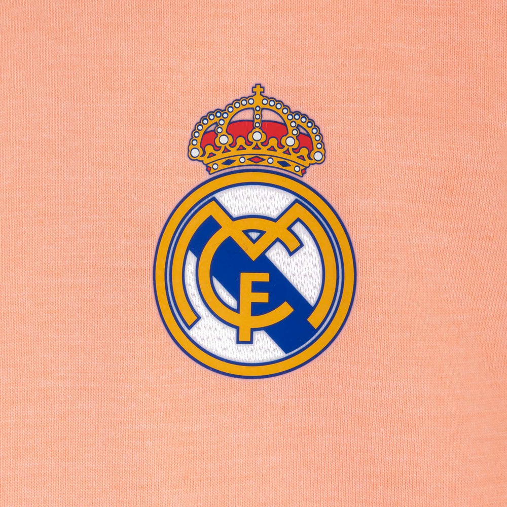 Kids Essentials Color Crest T-Shirt Melange Pink – Official Real Madrid ...