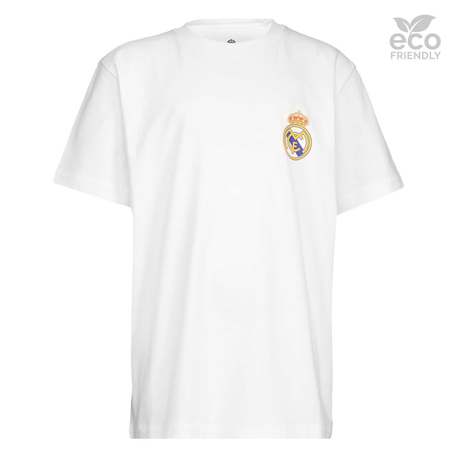 Kids ECO Essentials Real Madrid Color Crest T-Shirt White – The ...