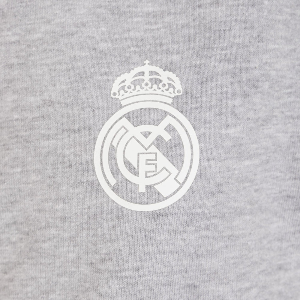 Womens Essentials Full Zip Hoody Light Grey – The Official Real Madrid ...
