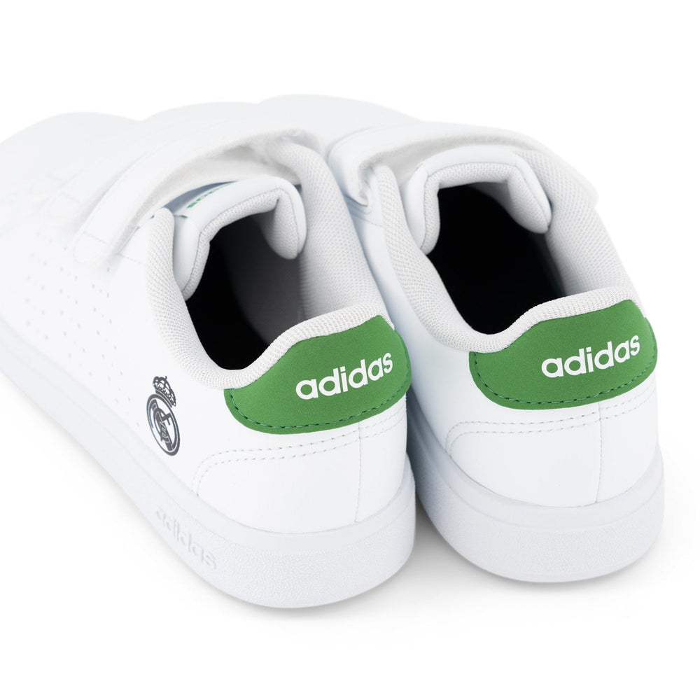 adidas Kids Advantage 2.0 Shoes White/Green – The Official Real Madrid ...