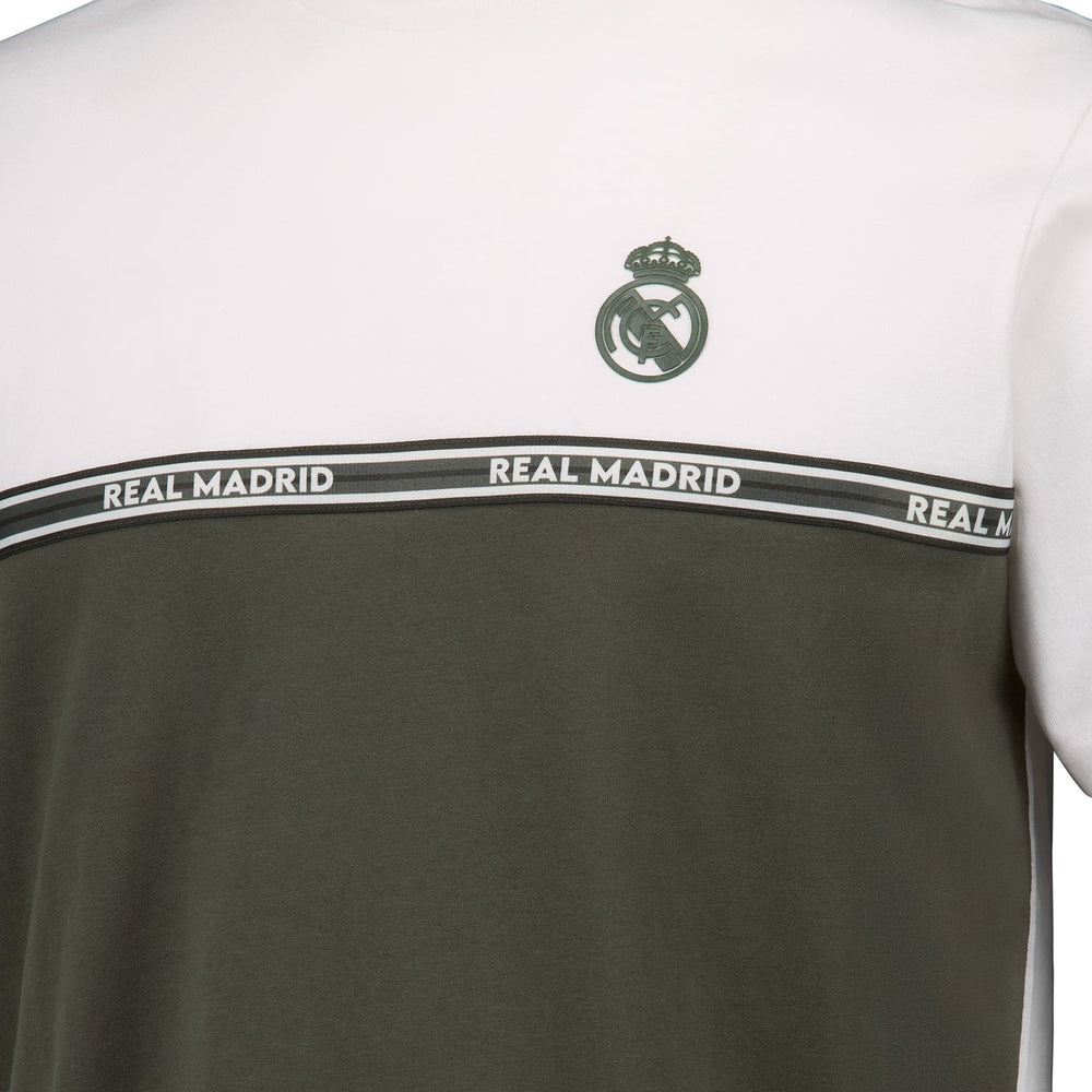 Mens Tape Block T-Shirt White – The Official Real Madrid CF Online Store