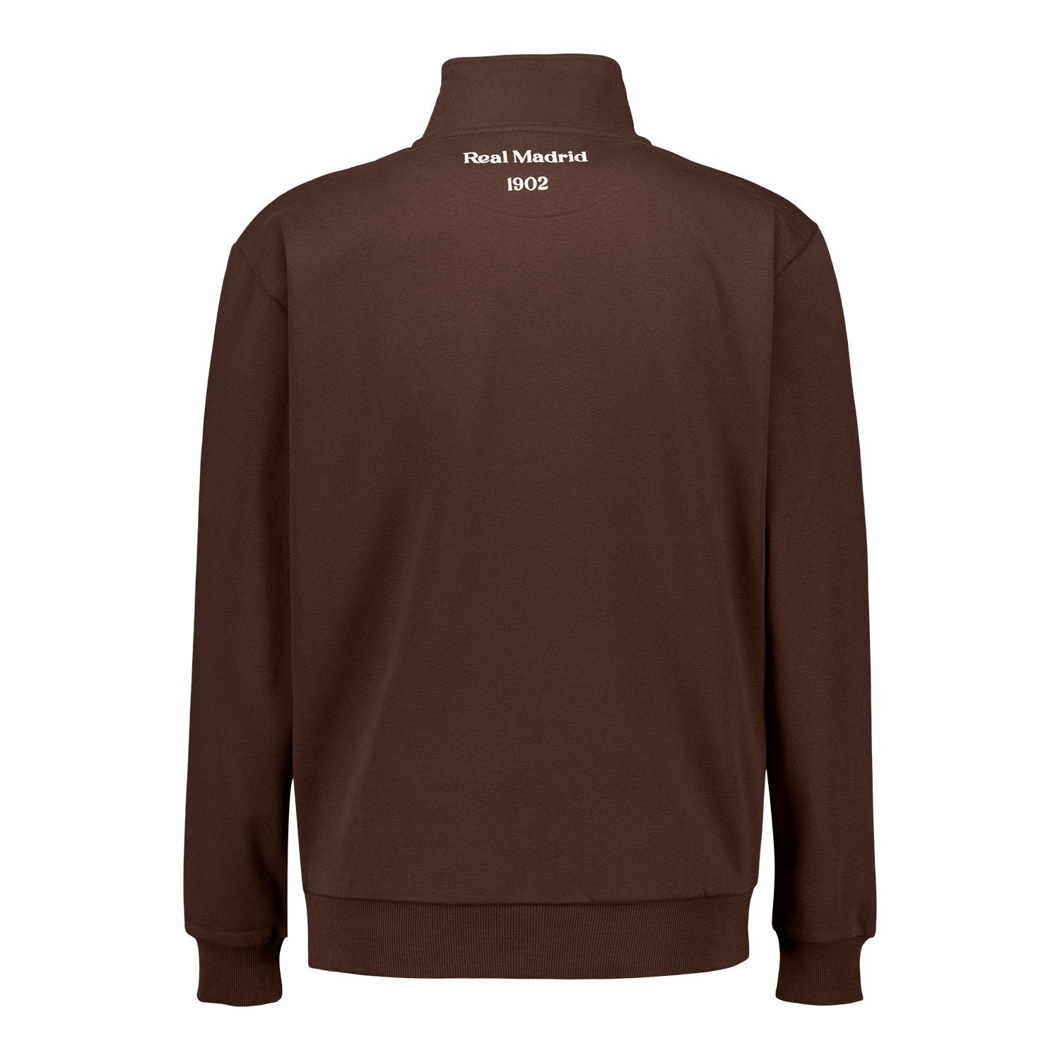 Mens Classic Zip Sweatshirt Brown – The Official Real Madrid CF Online ...