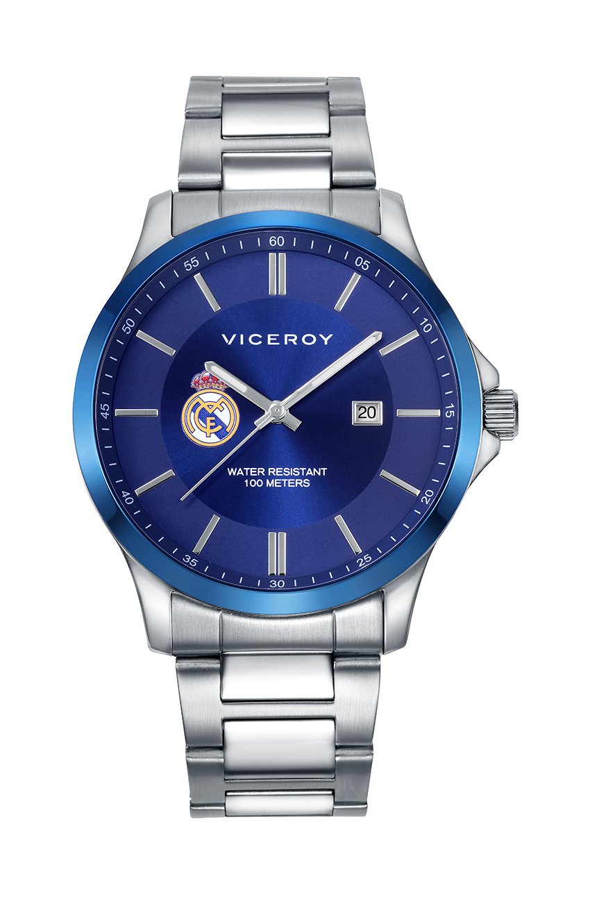 Man Steel Blue Bracelet Watch Viceroy – The Official Real Madrid CF ...