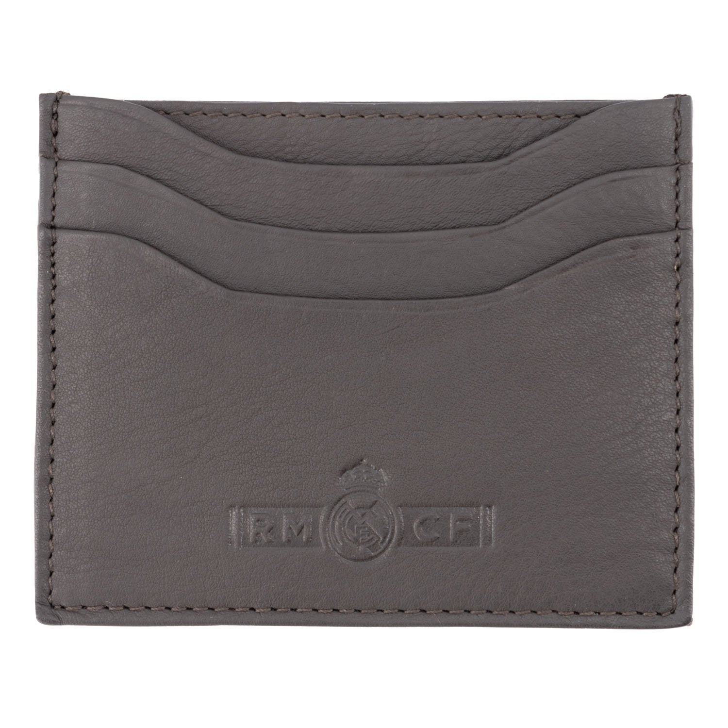 Dark Brown Leather Card Holder Real Madrid – The Official Real Madrid ...