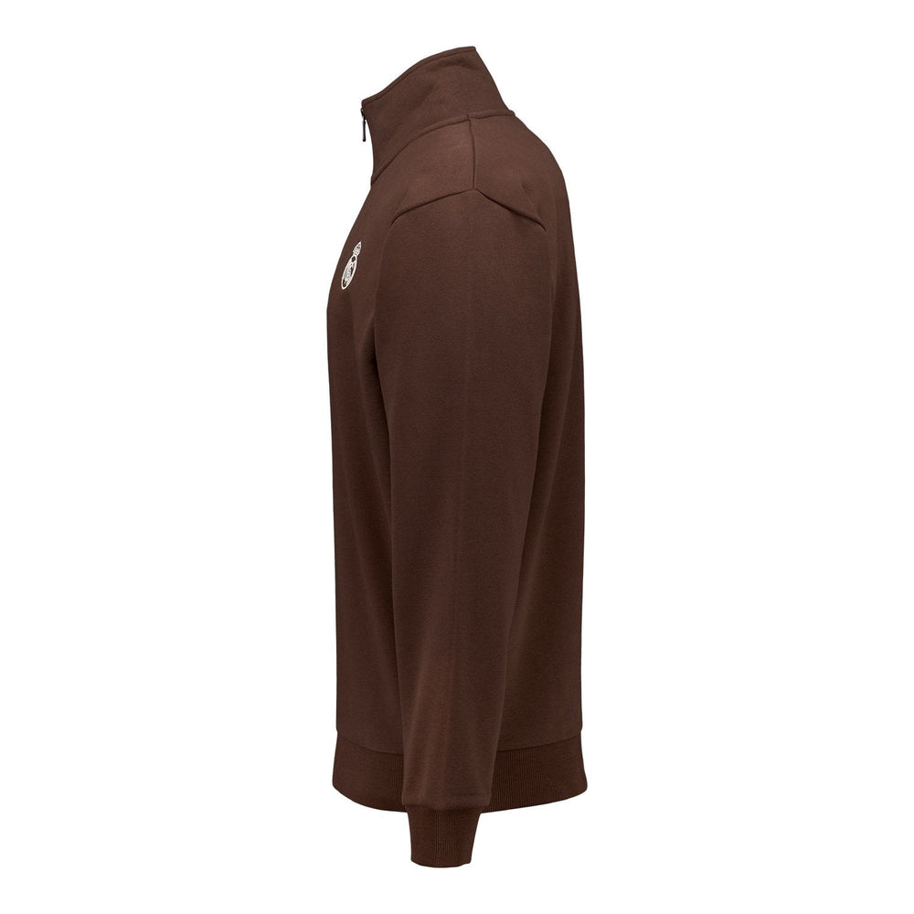 Mens Classic Zip Sweatshirt Brown – The Official Real Madrid CF Online ...