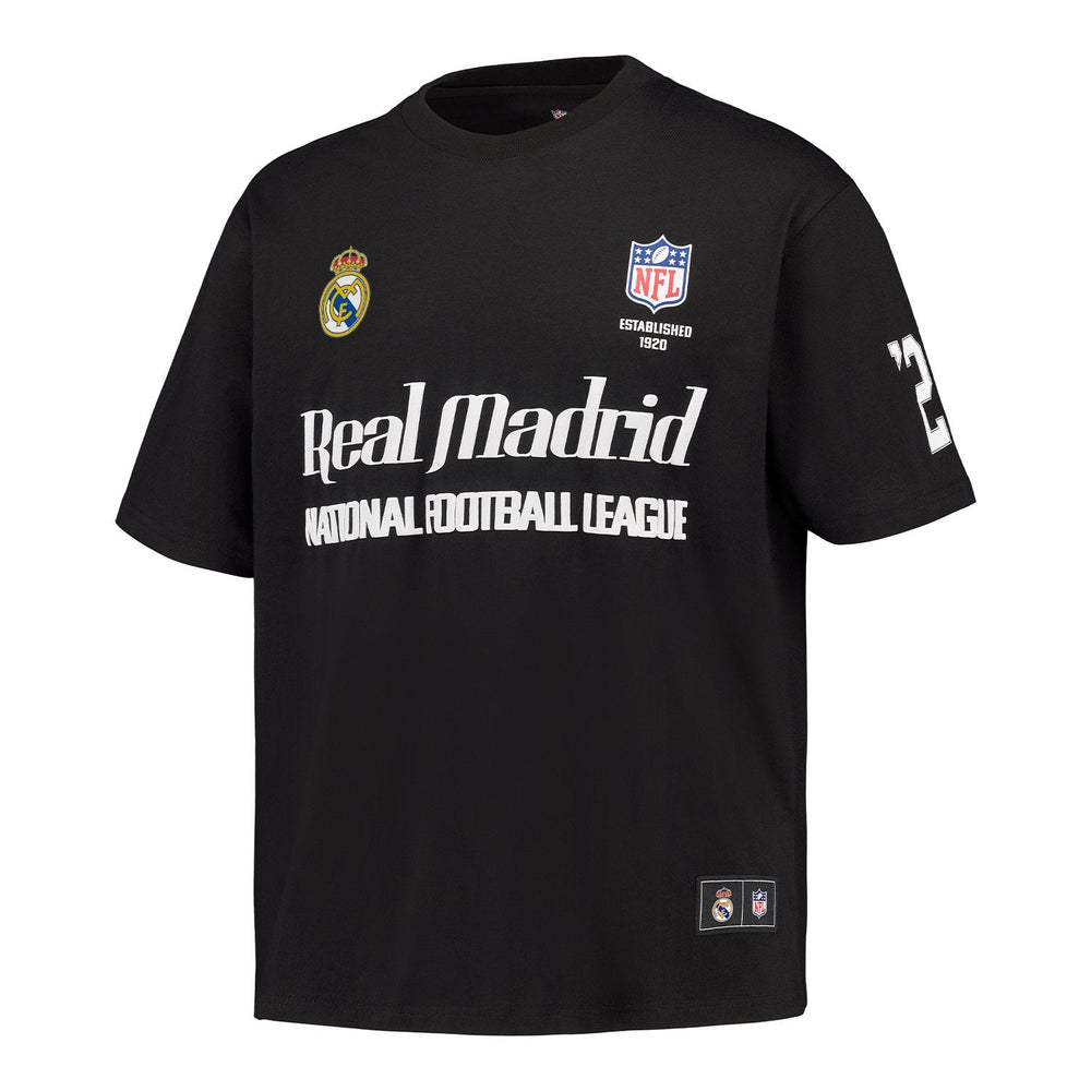 Mens Real Madrid x NFL T-Shirt Black – The Official Real Madrid CF ...