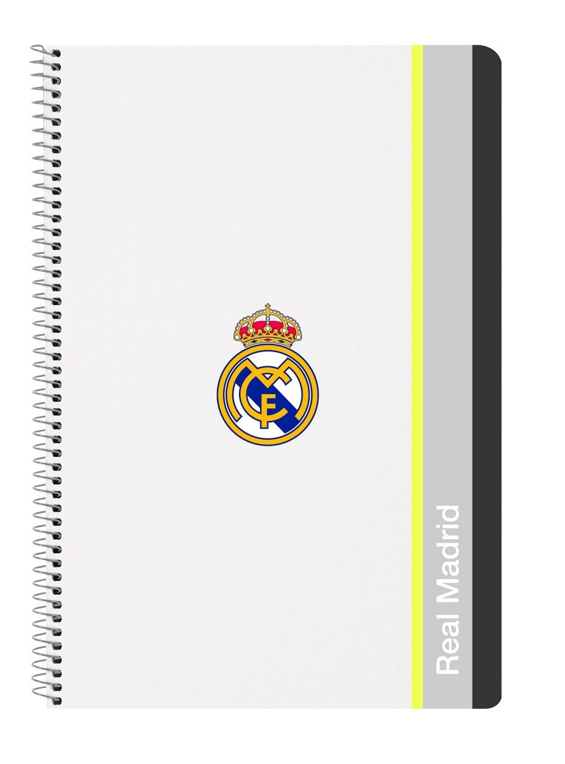 Capa de Caderno Branco/Cinza – A Loja Online Oficial do Real Madrid CF