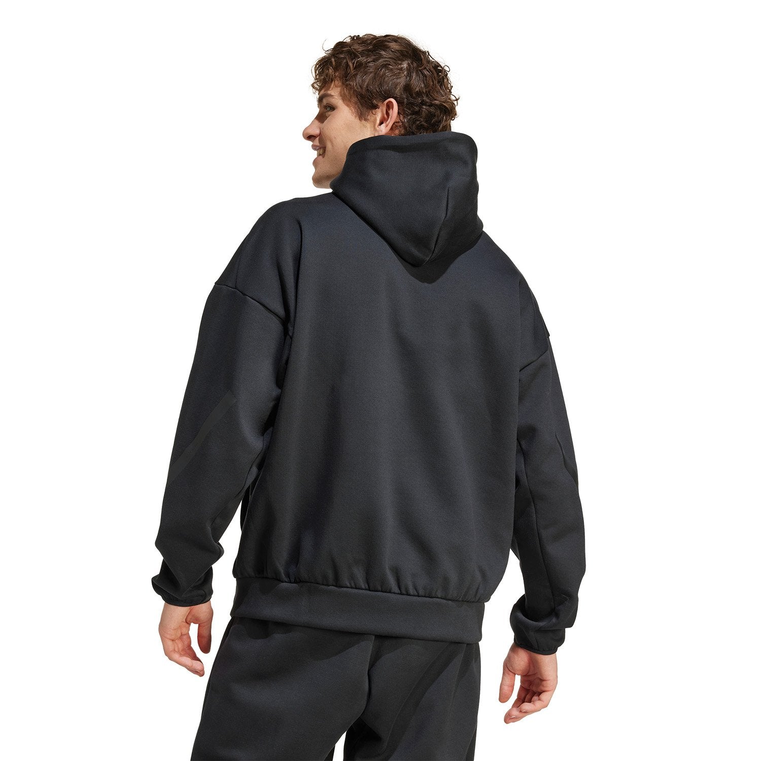 Mens adidas Real Urban Hoodie Black – The Official Real Madrid CF ...