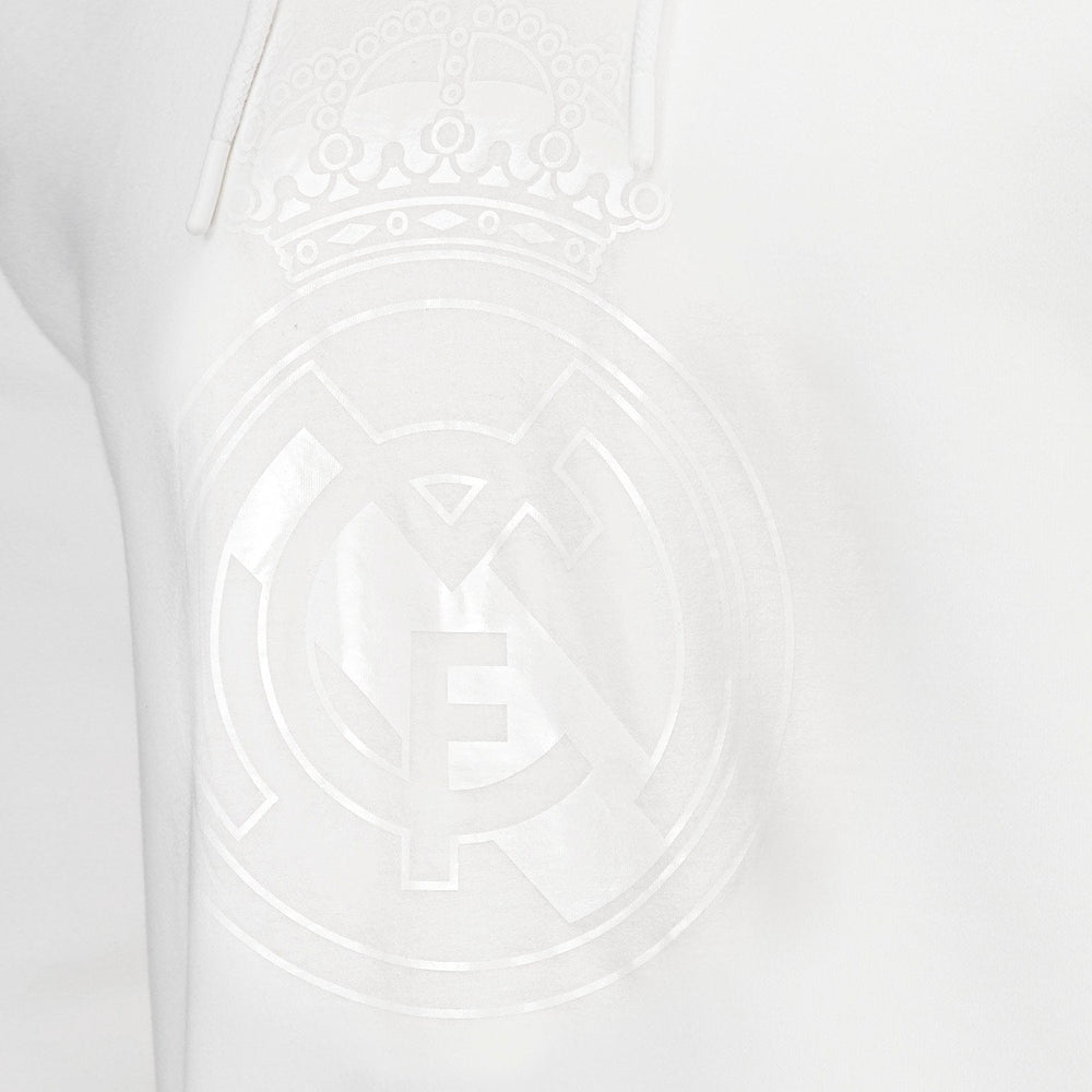 Sudadera Capucha Hombre Blackout Escudo Blanca Real Madrid – La Tienda ...