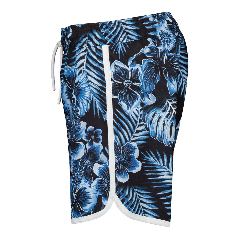 Kids Real Madrid Flower Print Blue Swimshorts – The Official Real ...