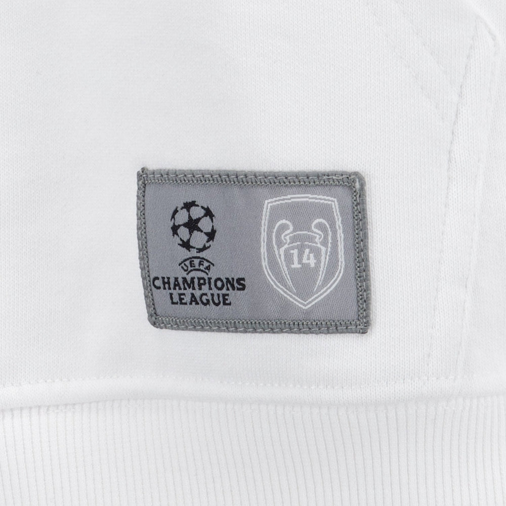 Mens UCL 14 Champions Hoodie White – The Official Real Madrid CF Online ...