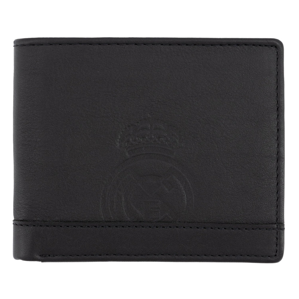 Black Leather Horizontal Wallet Real Madrid – The Official Real Madrid ...