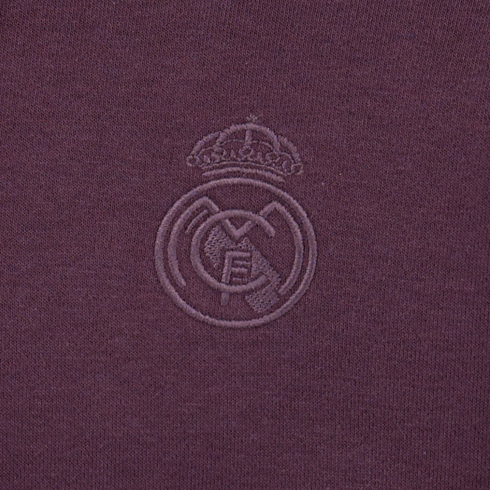 Mens Plum Noir 1/4 Zip Sweat Plum – The Official Real Madrid CF Online ...