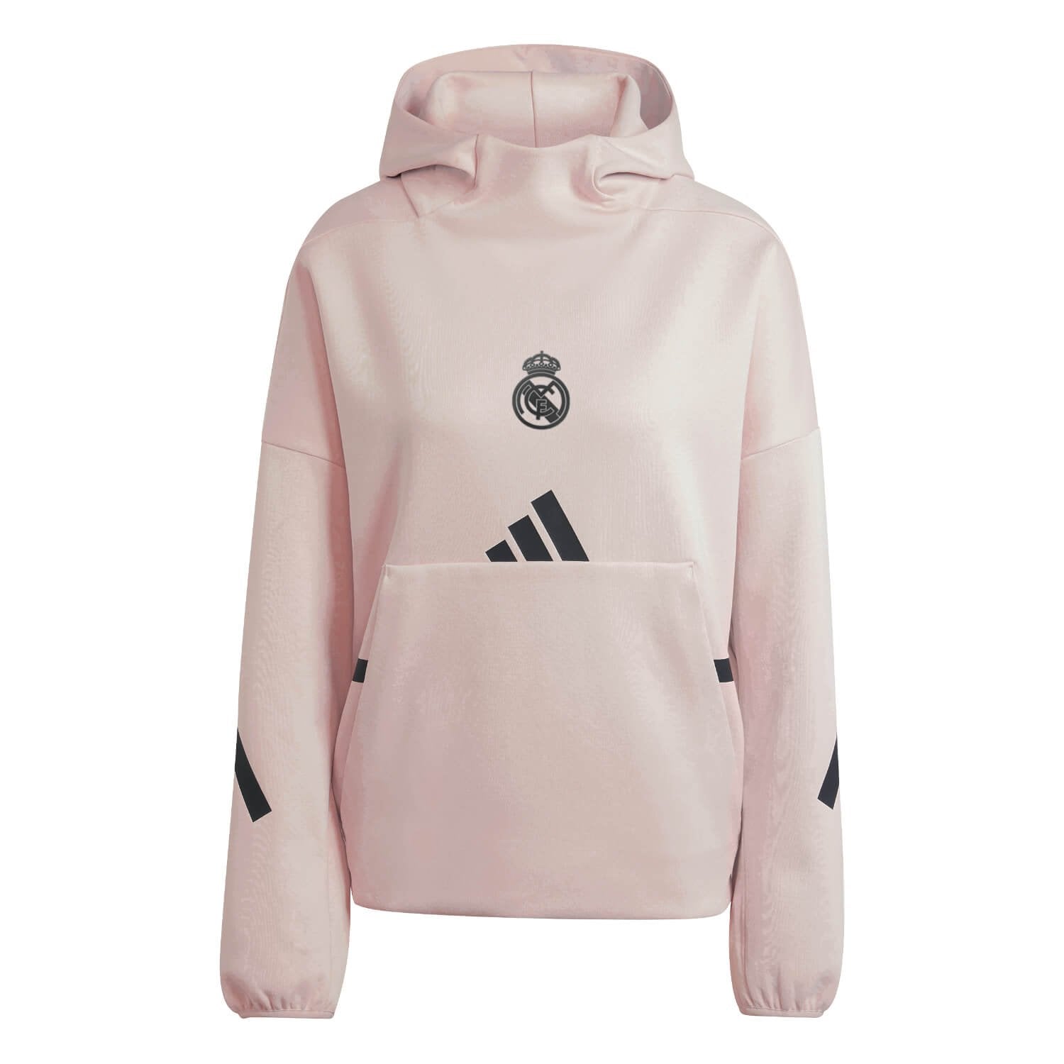 Womens adidas Real Urban Hoodie Light Pink – The Official Real Madrid ...
