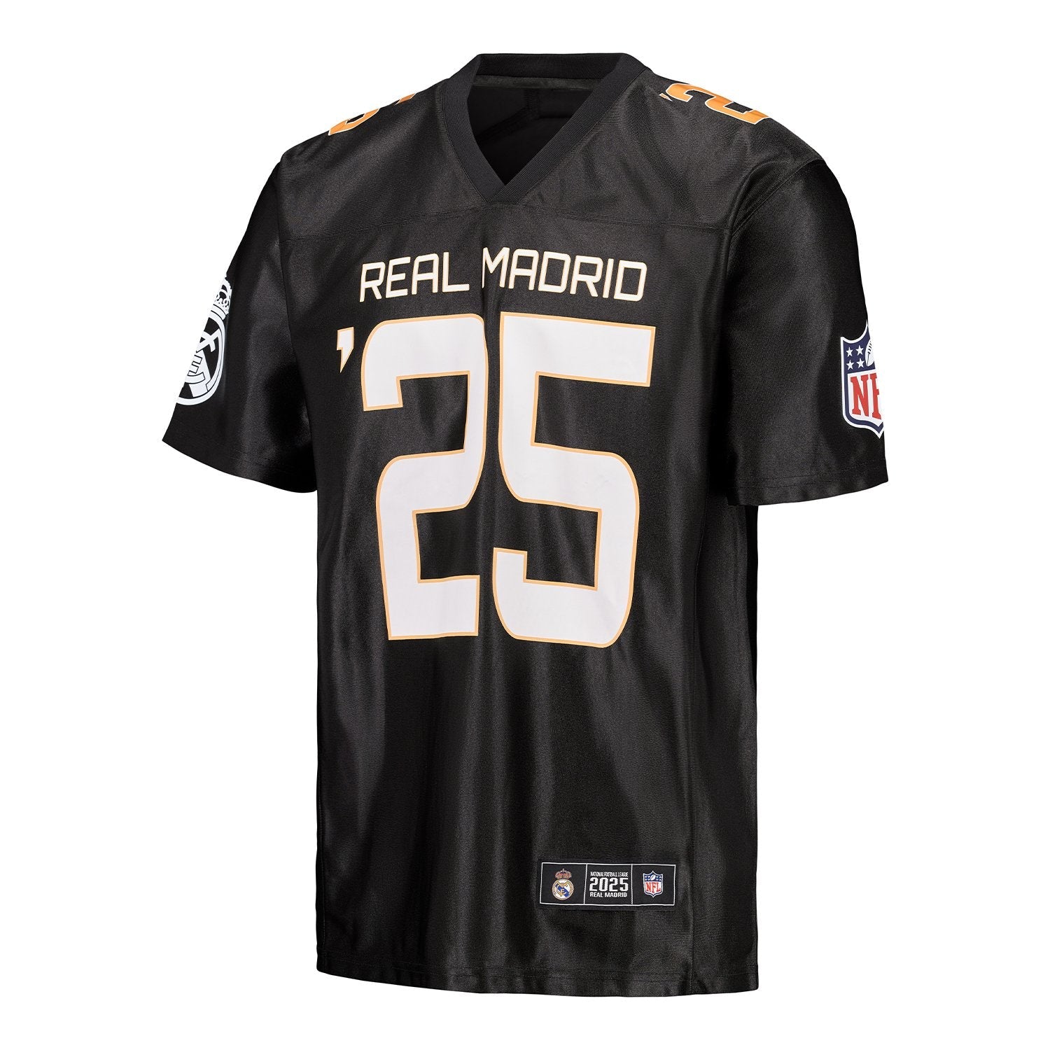 Mens Real Madrid x NFL Shirt Black – The Official Real Madrid CF Online ...