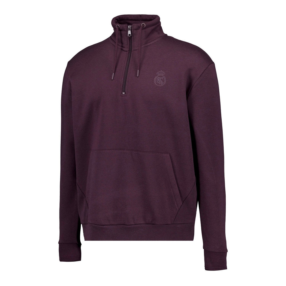 Mens Plum Noir 1/4 Zip Sweat Plum – The Official Real Madrid CF Online ...